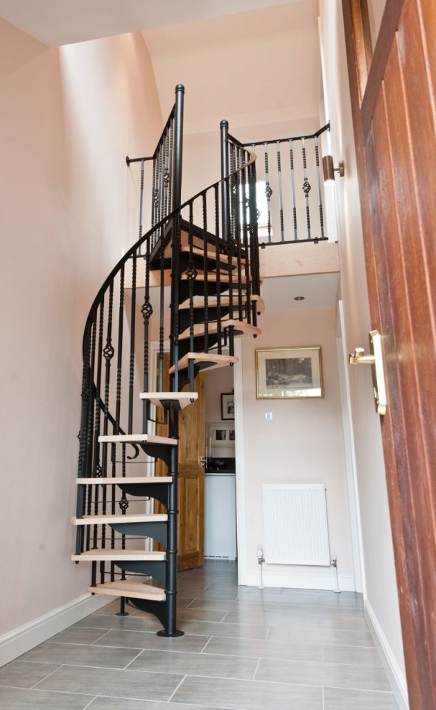 Timber-Tread-Staircase-solid-Beech-10 - Elite Spiral Staircases