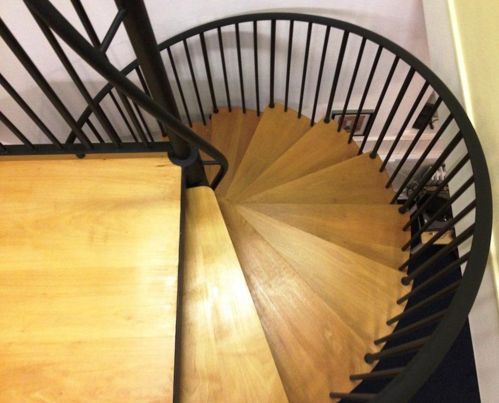 Large Stratford loft landing - Elite Spiral Staircases